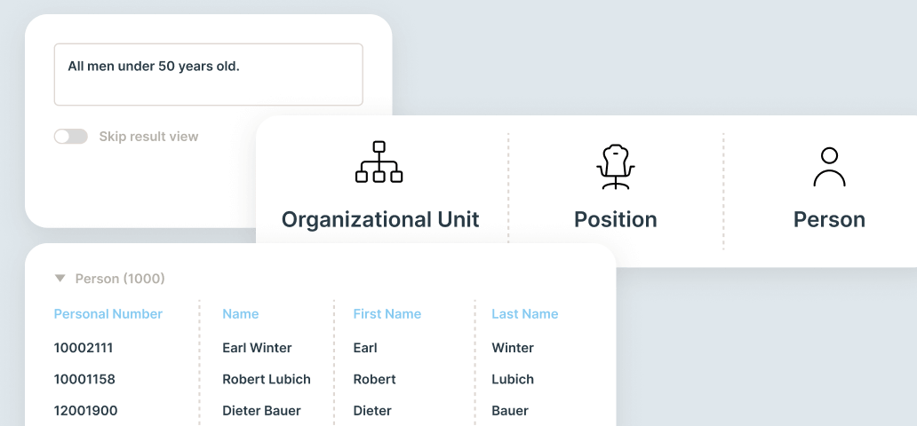 Smart Workforce Reports: Ingentis extension for HR evaluations
