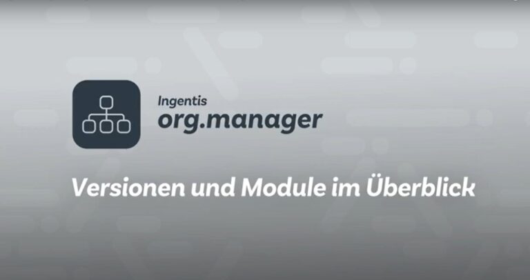 org.manager Versions | Ingentis